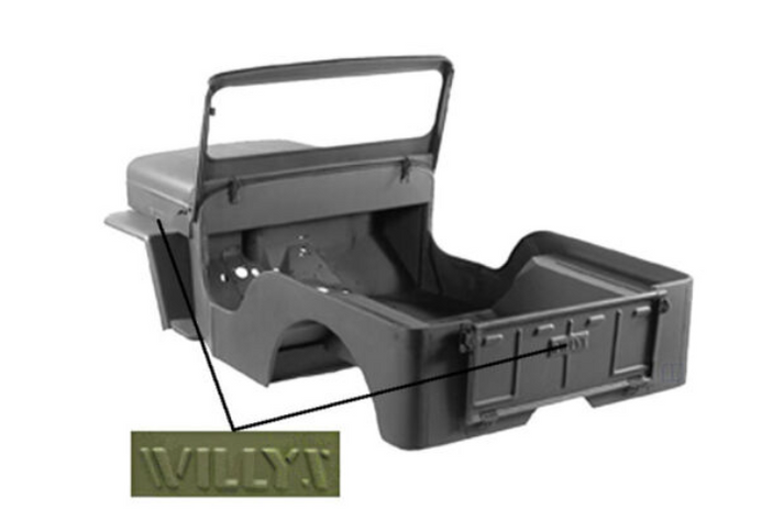CJ3B Jeep Body Tub Kit – Willys Overland
